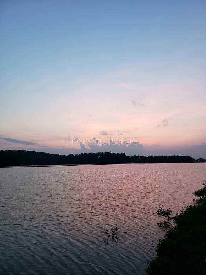 Sunset on a beautiful Day stock image. Image of water - 165868243