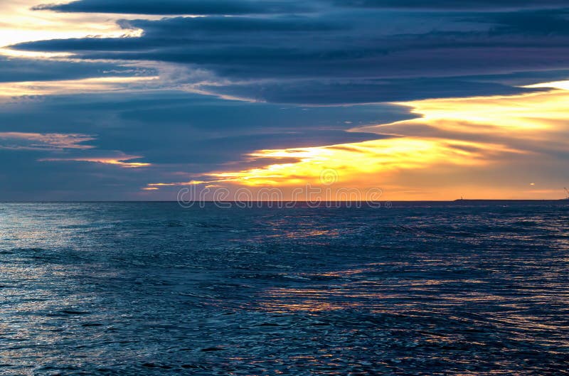 Sunset stock image. Image of cloudy, bright, light, clean - 37927515