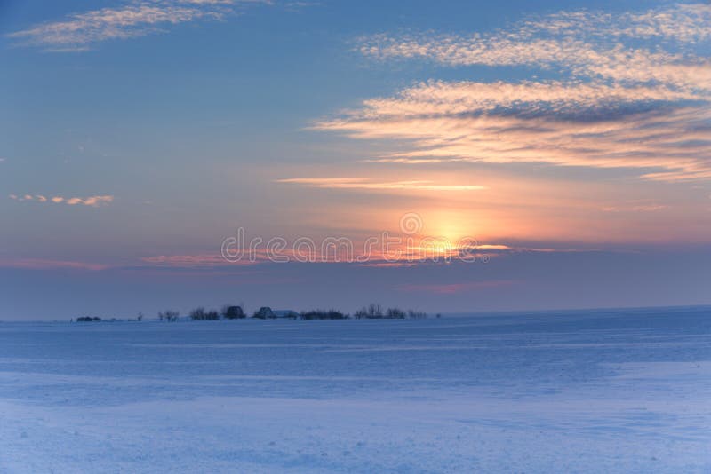 Sunset in the Baragan Plain Romania Stock Image - Image of dreamland ...