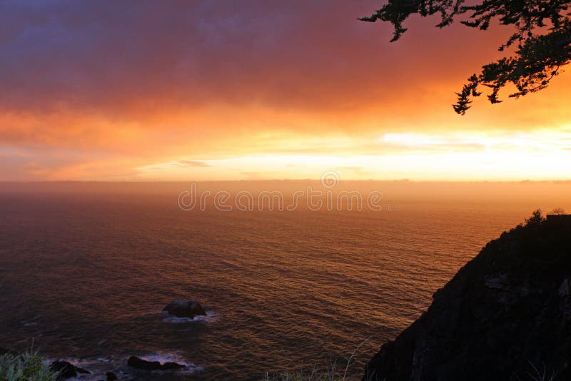 Sunset stock image. Image of mountains, sunset, evening - 41517815