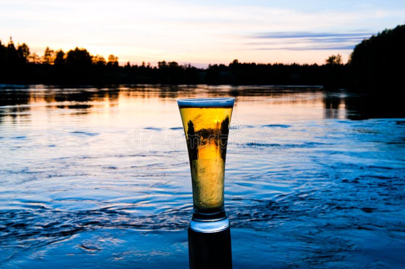 Sunset beer stock image. Image of alcoholic, midnight - 14787901