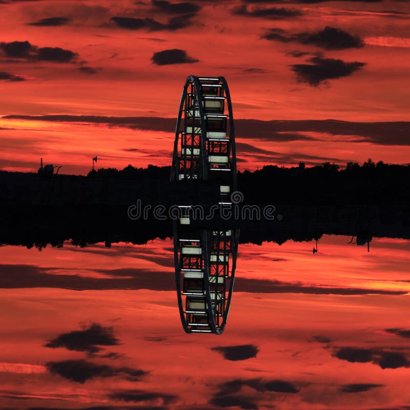 Budapest eye editorial photography. Image of wheel, giant - 135938042