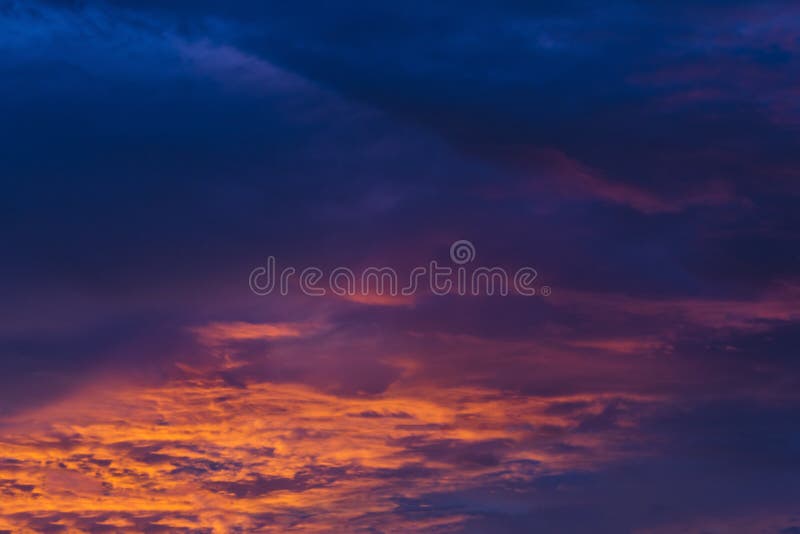 Sunset blue sky stock image. Image of bright, beautiful - 45545361