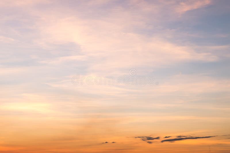 Sunset blue sky stock photo. Image of landscape, clouds - 48398292