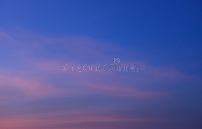 Sunset blue sky stock image. Image of beautiful, blue - 110767979