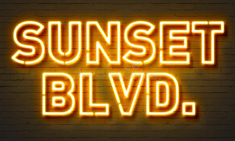 Sunset Boulevard Street Sign Stock Illustrations – 71 Sunset Boulevard ...