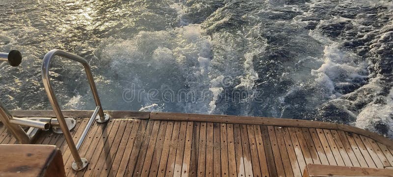 Sunset boat trip quite stock photo. Image of wooden - 275947034