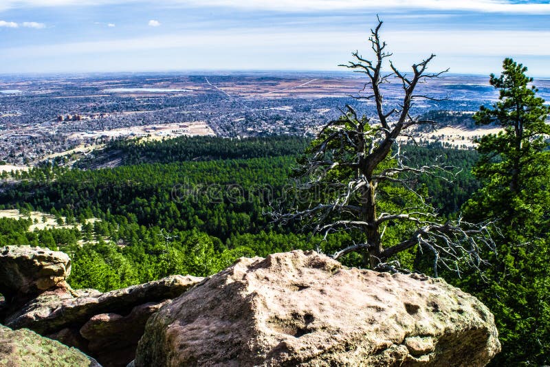 Sunset in Boulder, Colorado Stock Image - Image of beautiful, outdoor ...