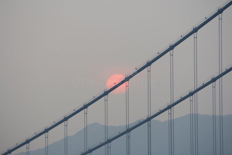 Sunset and Bridge stock photo. Image of holiday, island - 39325966