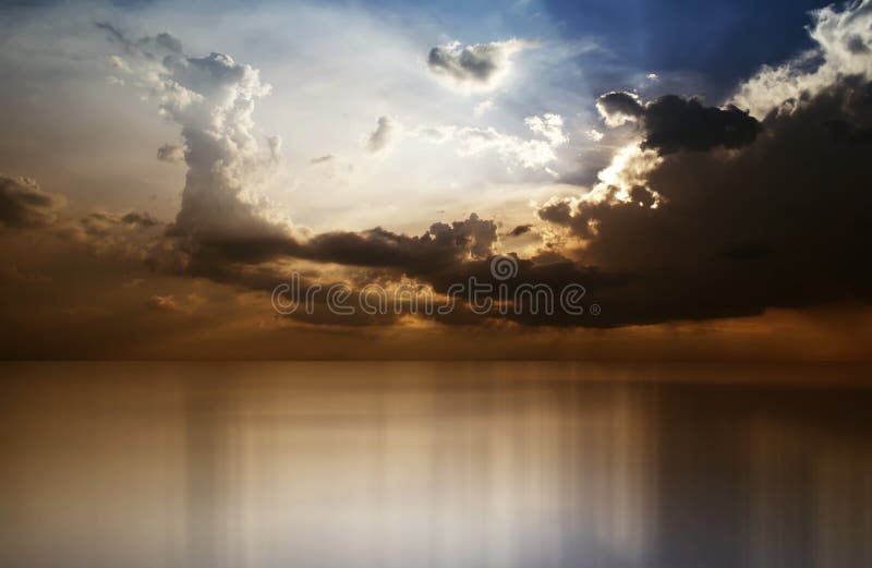Sunset stock photo. Image of landscape, lake, scenics - 59099158