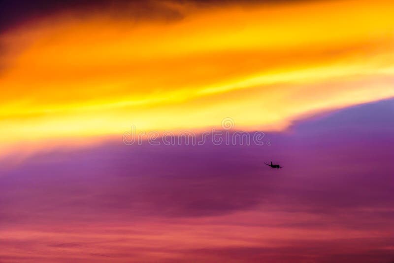 Sunset Bright Colors Beautiful Sky Stock Image - Image of orange ...