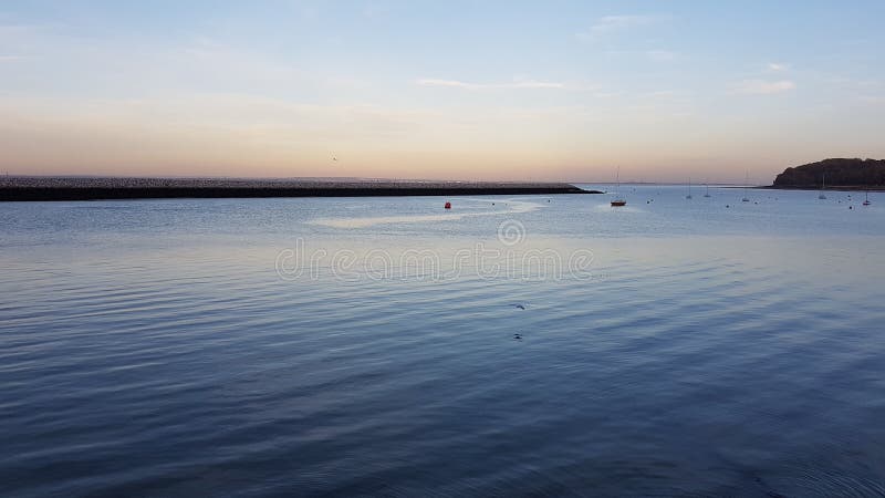 Sunset on the British Isles Stock Image - Image of horizon, sunrise ...