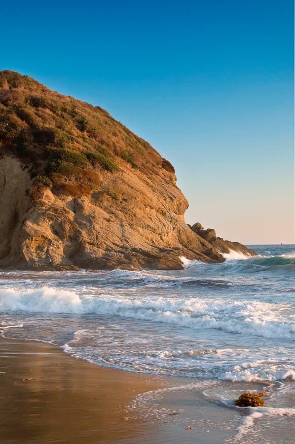 Sunset on the California Coast Stock Photo - Image of blue, holiday ...