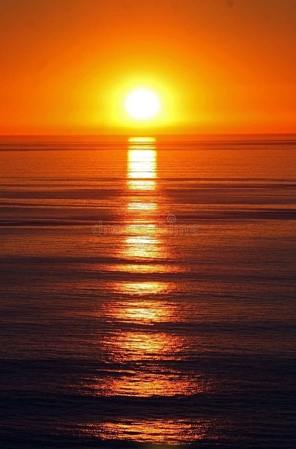 Sunset, California, Pacific Ocean Stock Photo - Image of sunset, state ...