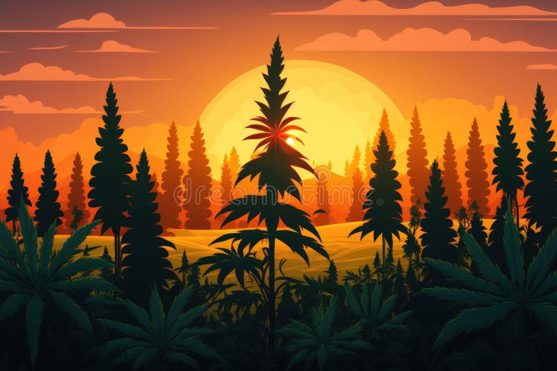 Ganja Plantation Stock Illustrations – 20 Ganja Plantation Stock ...