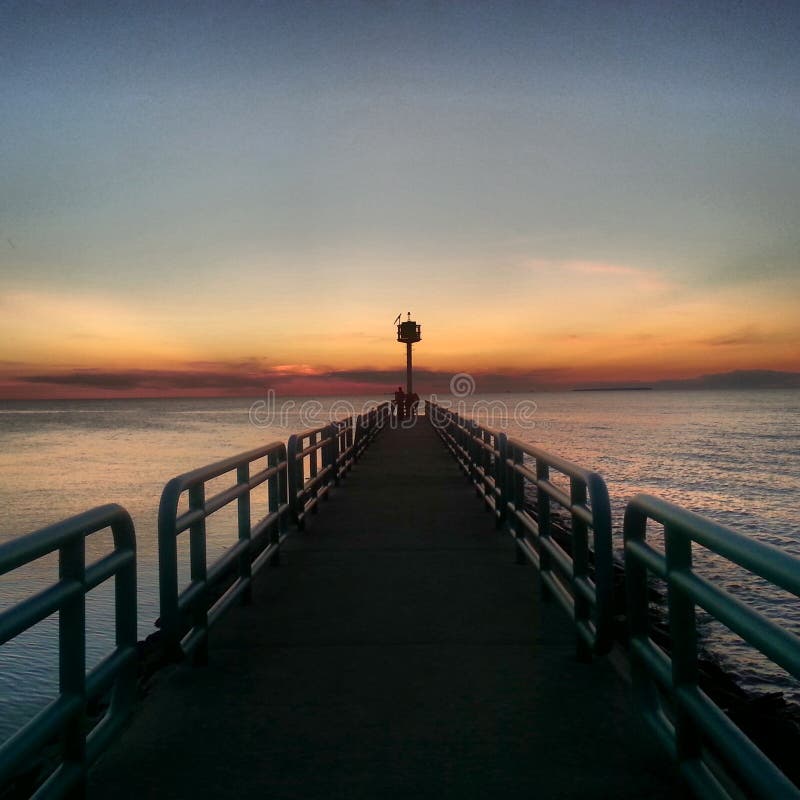 Sunset in Caseville - Key North Stock Photo - Image of caseville ...