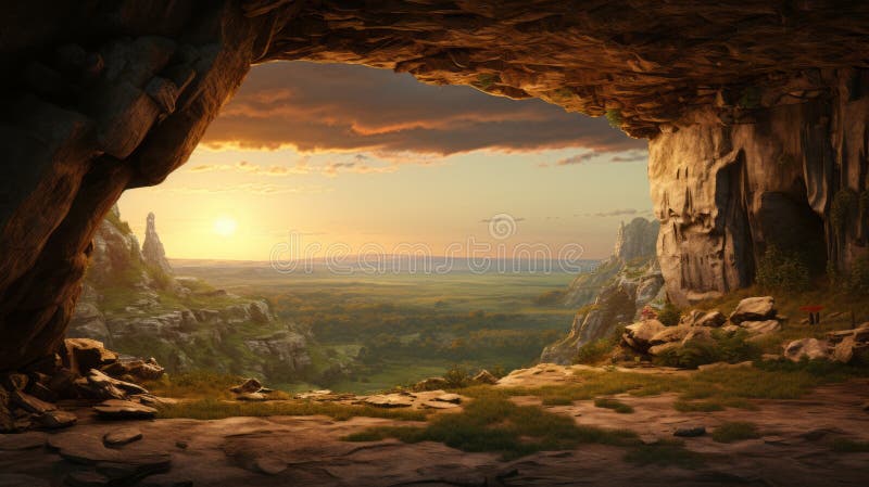 Sunset Cave: a Hyper Realistic Disney Animation Inspired Prairiecore ...