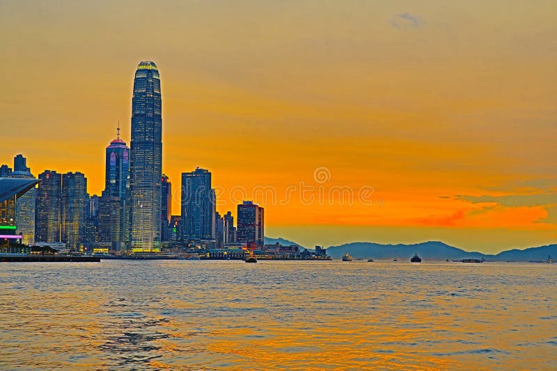 The Sunset of Central and Western District Coast, 11 July 2013 ...