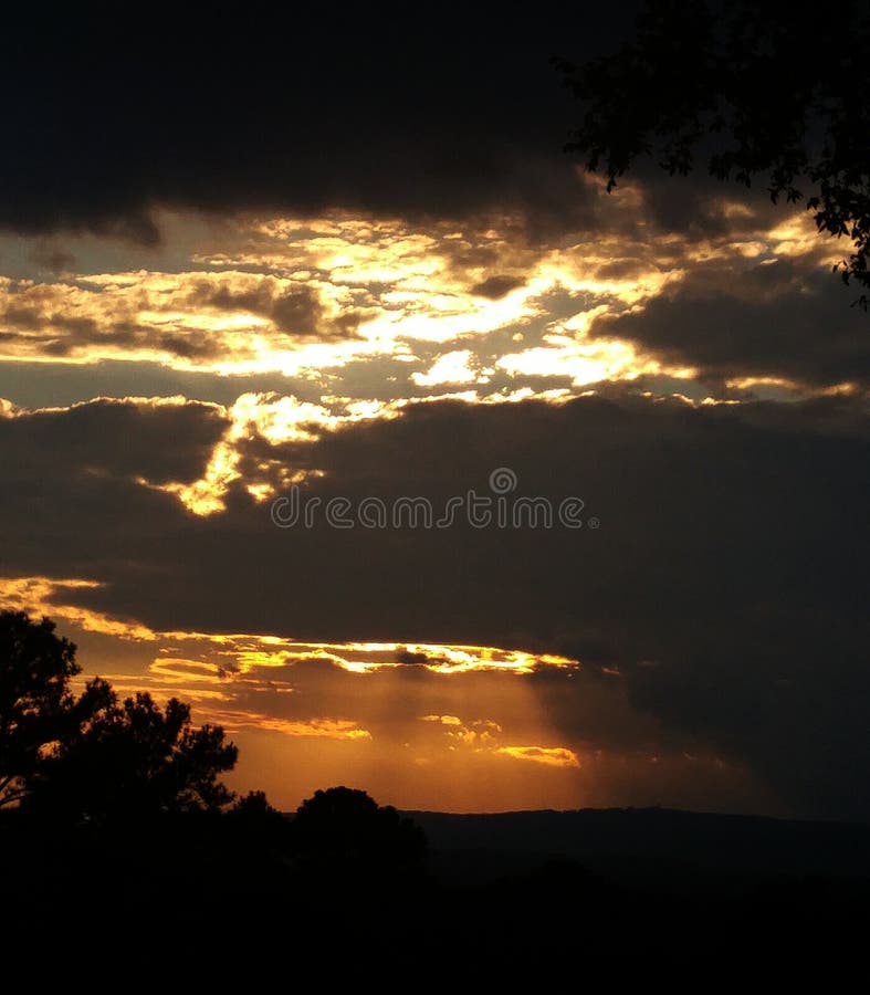 Chattanooga,TN sky stock photo. Image of color, sunset - 115590542