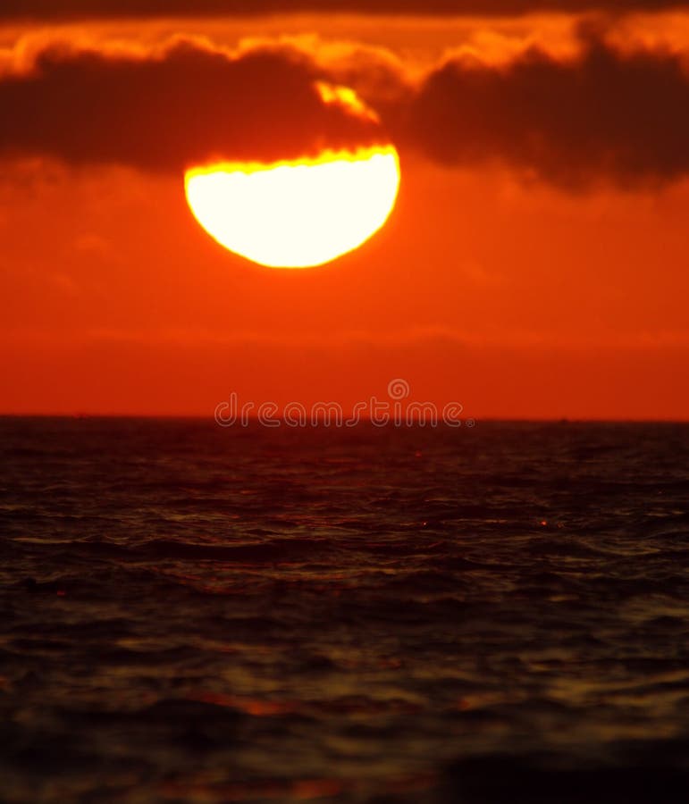 Sunset Clallam Bay Washington. Stock Image - Image of beauty, clouds ...
