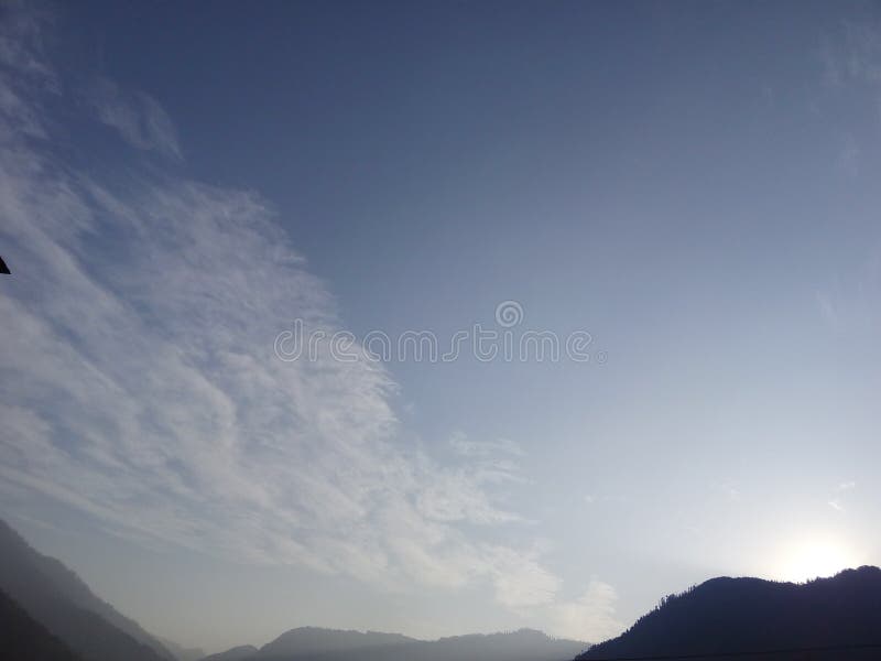 Sunset stock image. Image of blue, clouds, clear, sunset - 82606733