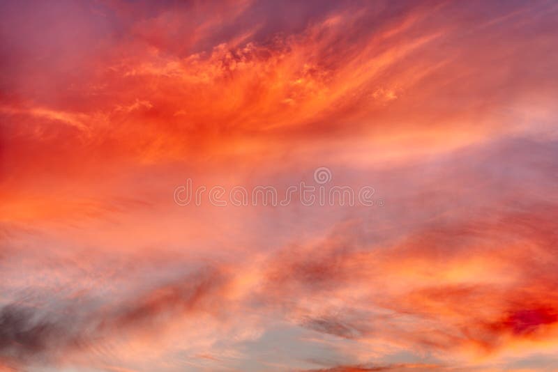 Sunset Clouds Colorful Sky High Resolution Stock Photo - Image of ...