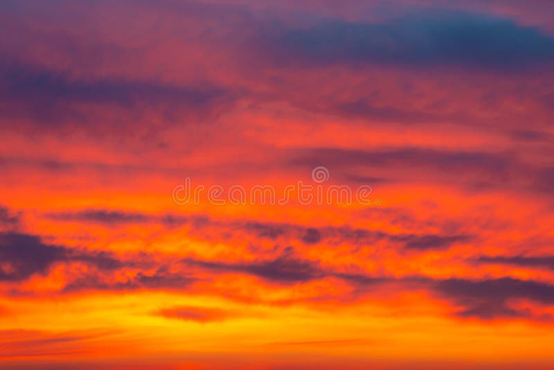Sunset Clouds on Sunset Dramatic Sky Stock Photo - Image of pink ...