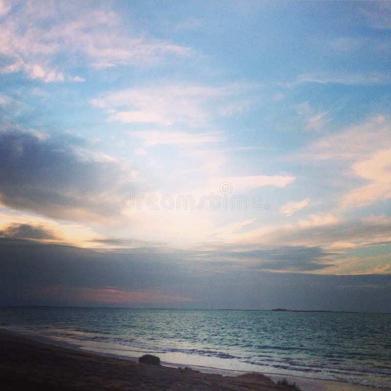 Infinity stock image. Image of sunset, clouds, skyblue - 135403867