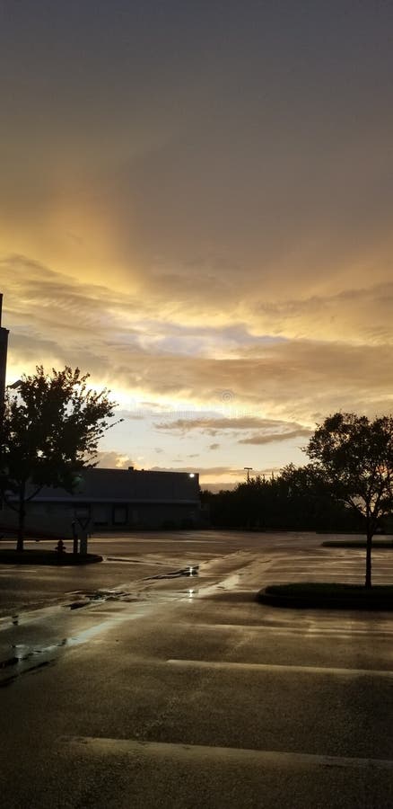 Sunset stock photo. Image of florida, rain, clouds, sunset - 155531862