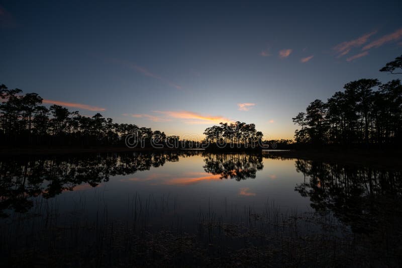 Sunset Cloudscape Over Long Pine Key in Everglades National Park ...