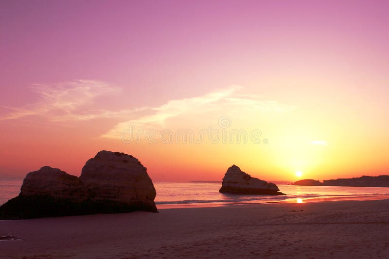 Mystic sunset II stock image. Image of watch, observe, night - 35753