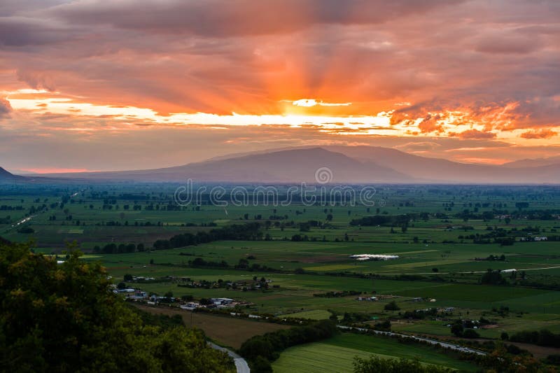 Sunset colors stock image. Image of bright, formations - 28798283