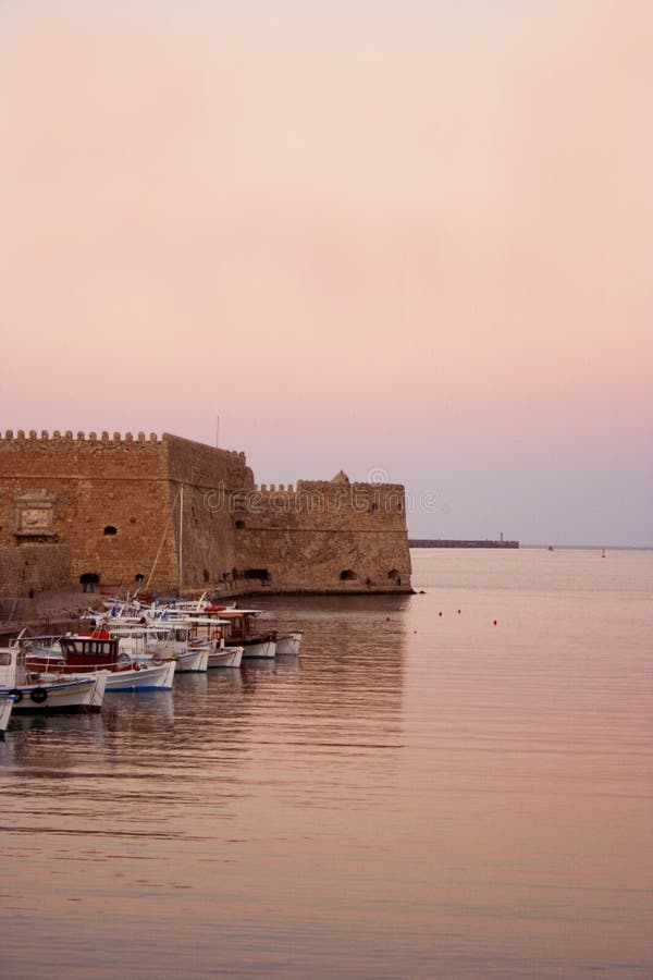 Chania harbor stock photo. Image of harbor, crete, greece - 42467204