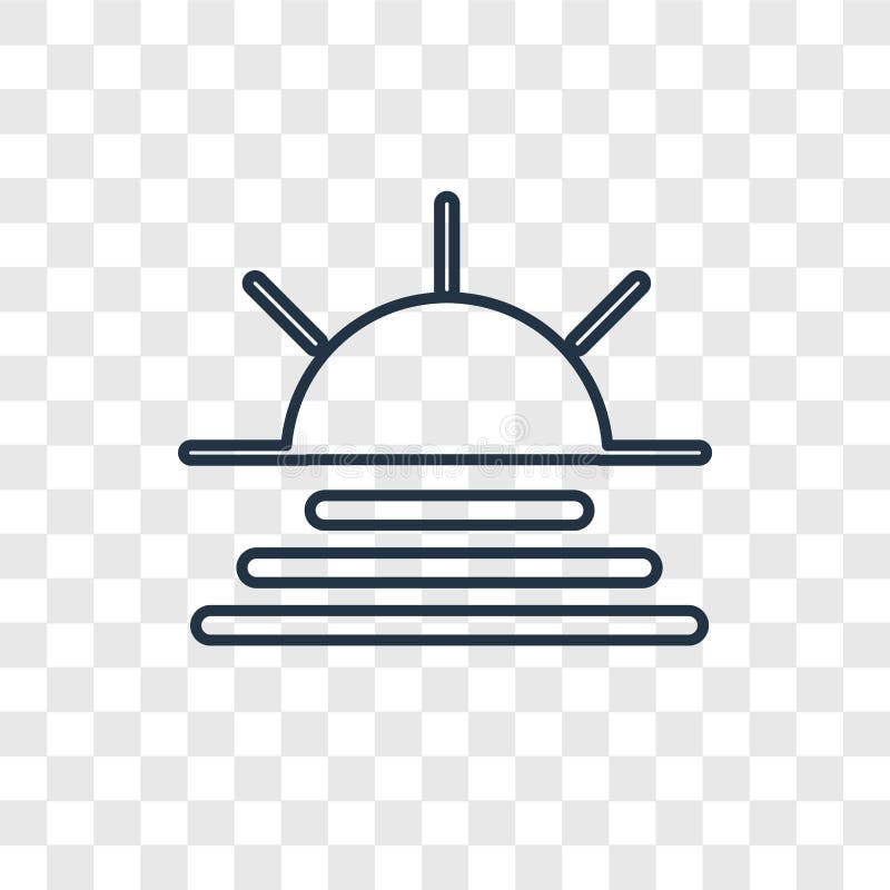 Sunset Icon Vector Isolated on White Background, Logo Concept of Stock ... Sunset Icon Vector Isolated on White Background, Logo Concept of Stock ...