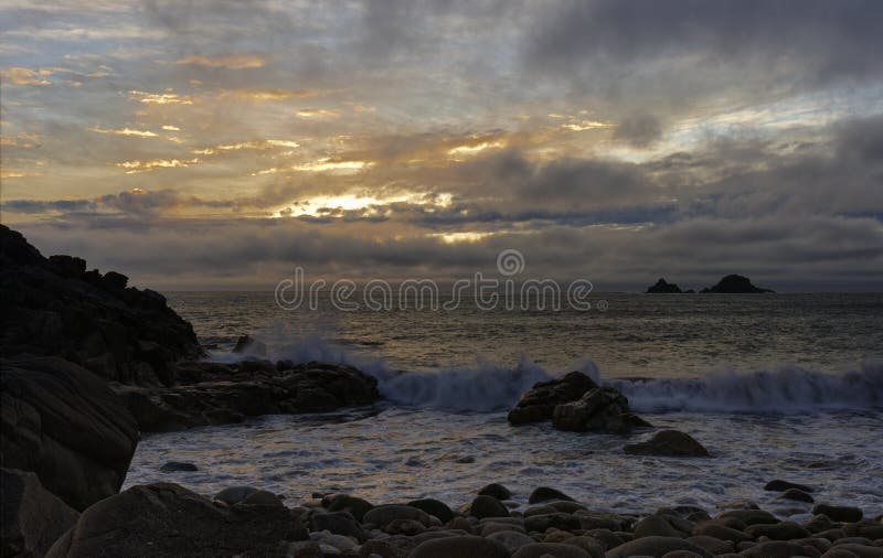 Sunset Over Cape Cornwall stock photo. Image of travel - 237871530