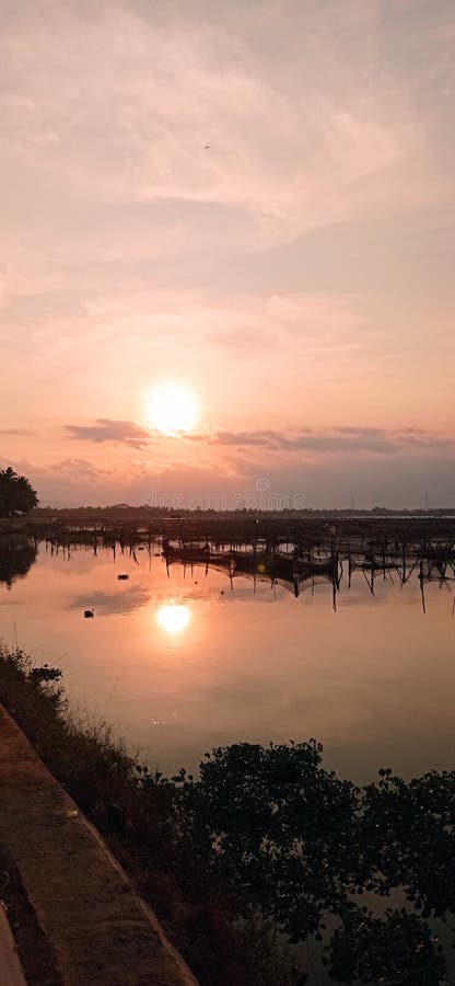 Sunset Creates Gratitude for God& X27;s Creation. Stock Image - Image ...