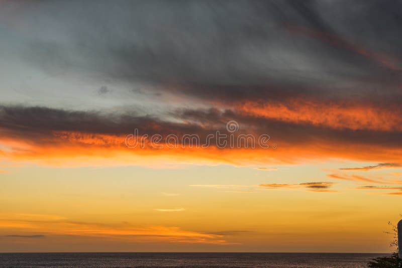 Sunset Curacao Views stock image. Image of dutch, island - 99706145