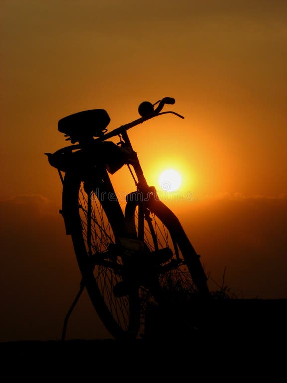 Sunset Cycle stock image. Image of evening, setting, objects - 1942567
