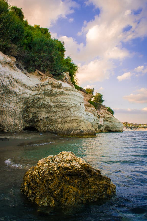 Sunset on Cyprus stock image. Image of beauty, mediterranean - 88533563