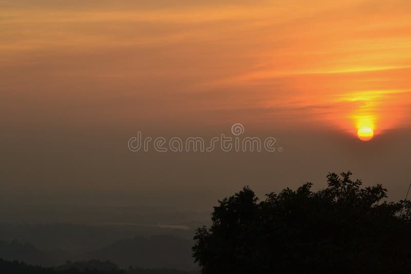 Sunset Dark Evening Sky stock image. Image of sunset - 179396933