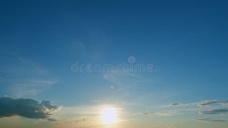 Sunset or Dawn Backlit by Warm Sun. Panorama Style Background. Sunset ...