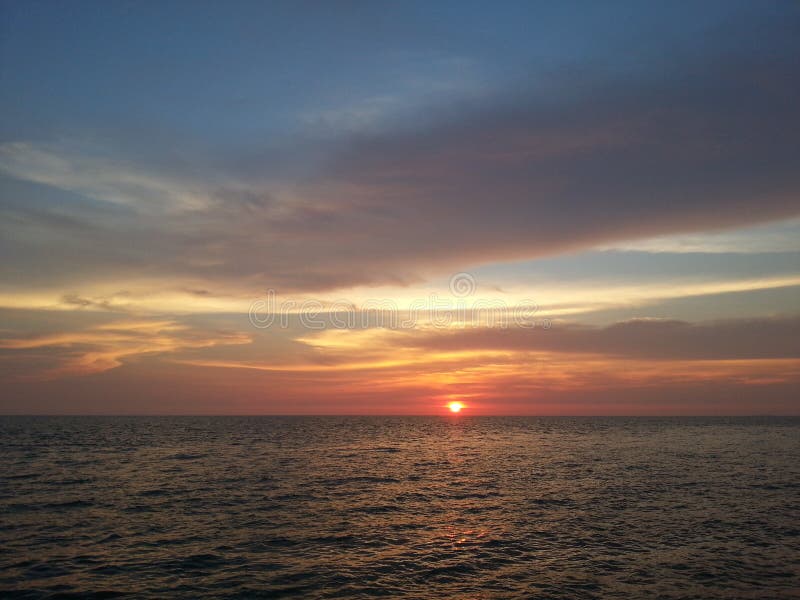 The sunset day stock photo. Image of dusk, sunset, horizon - 209057192