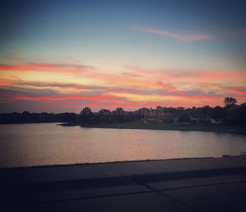 Sunset at Des Moines stock image. Image of spiritual - 44855449