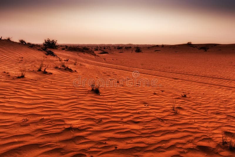 Sunset at the desert stock photo. Image of sandy, area - 71689646