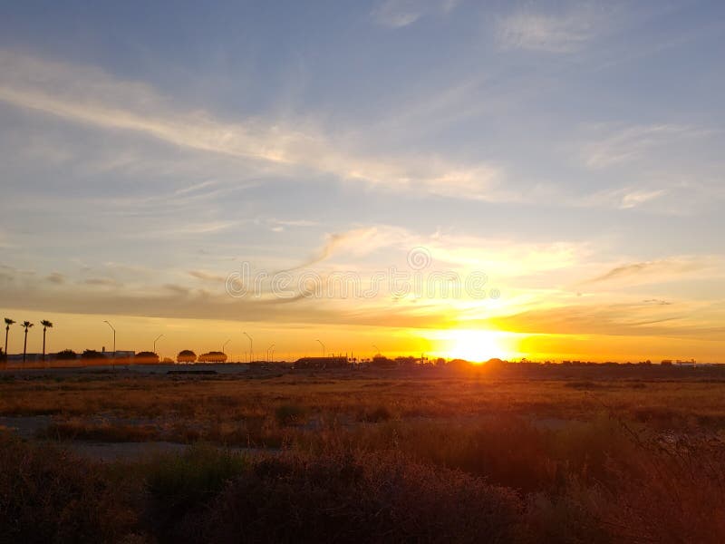 Sunset Desert sky lasky stock photo. Image of lasky - 157019608