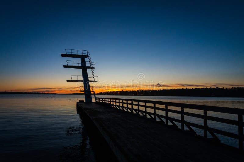 Springboard Dive Silhouette Stock Photos - Free & Royalty-Free Stock ...