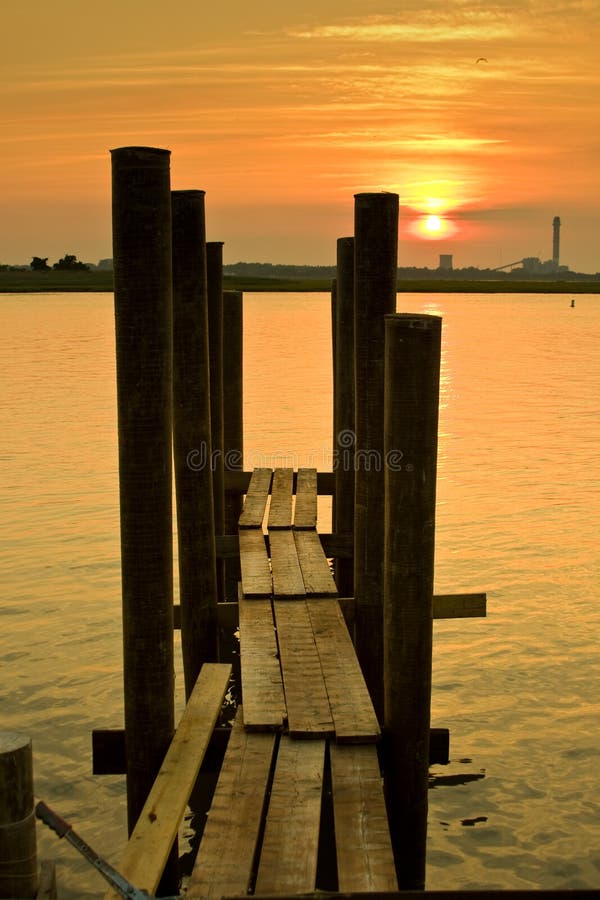 Sunset at the Dock stock photo. Image of sail, sailboats - 98744644