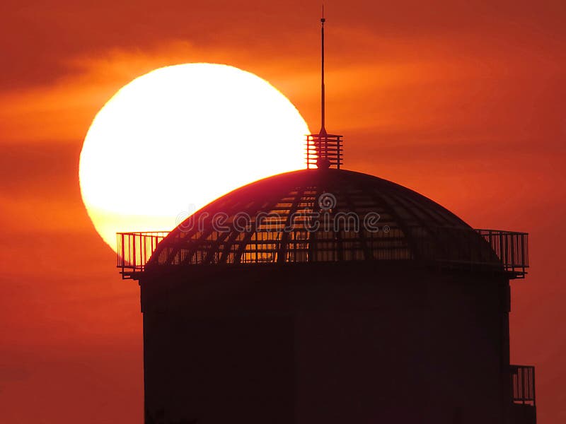 Sunset and dome stock image. Image of building, sunset - 36939783