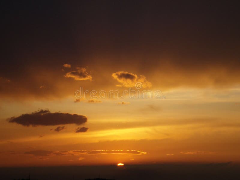 The sunset stock photo. Image of great, sunset, clouds - 78822552