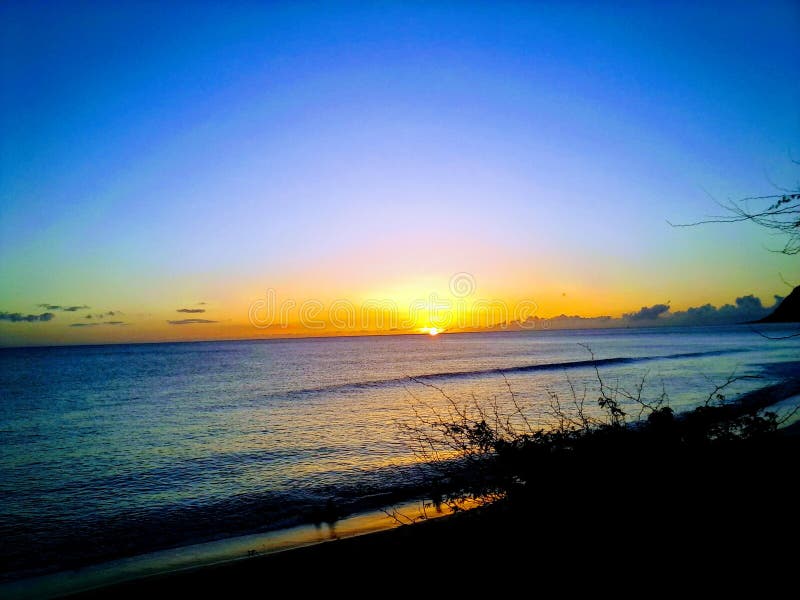 Sunset double bow stock photo. Image of westside, double - 231998524